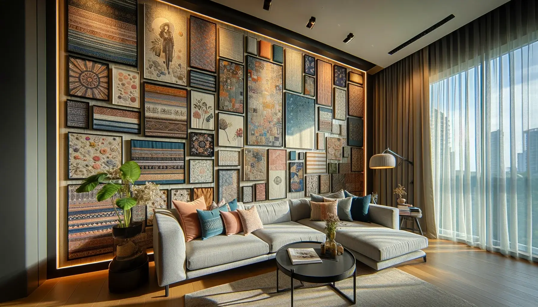 Décoration Murale : Idées Créatives avec Tissus et Textiles