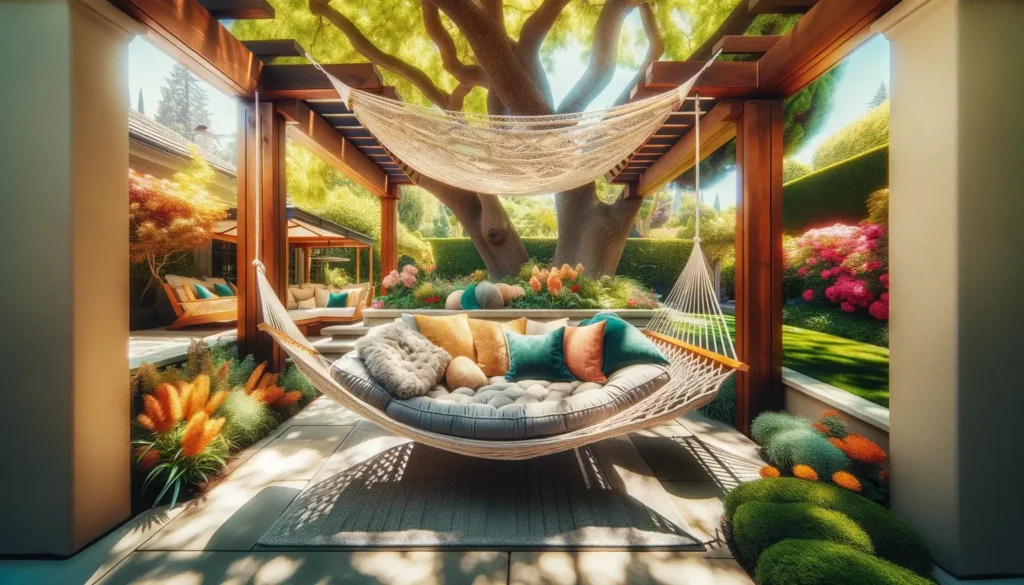 Espace de Détente : Aménager un Coin Relax avec Hamac ou Balancelle