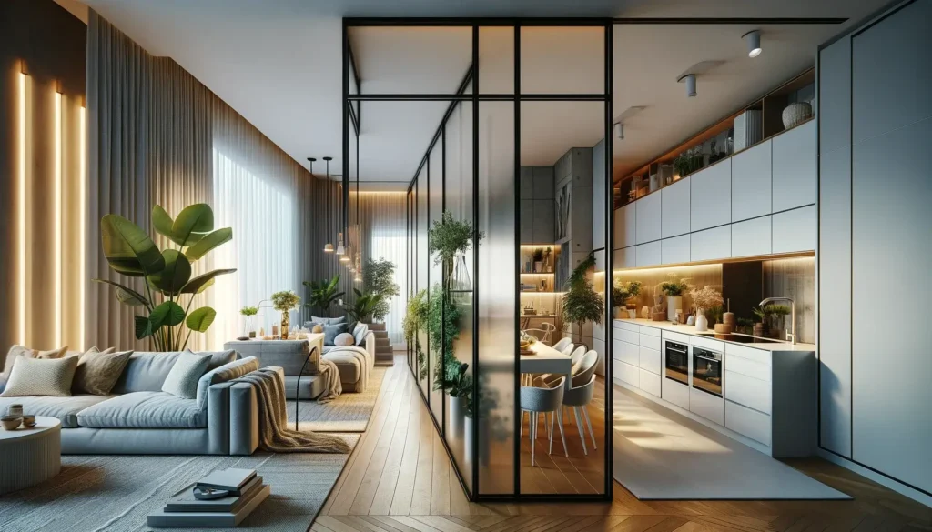 Séparation Cuisine Salon : Idées et Solutions pour Délimiter l'Espace